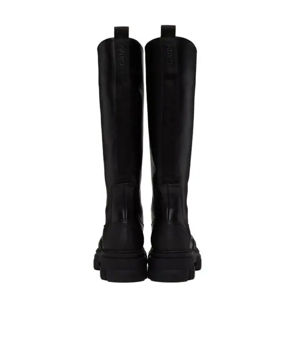 GANNI Round Toe Knee-high Boots