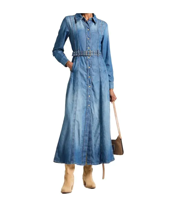 GANNI Shirt And Denim Skirt