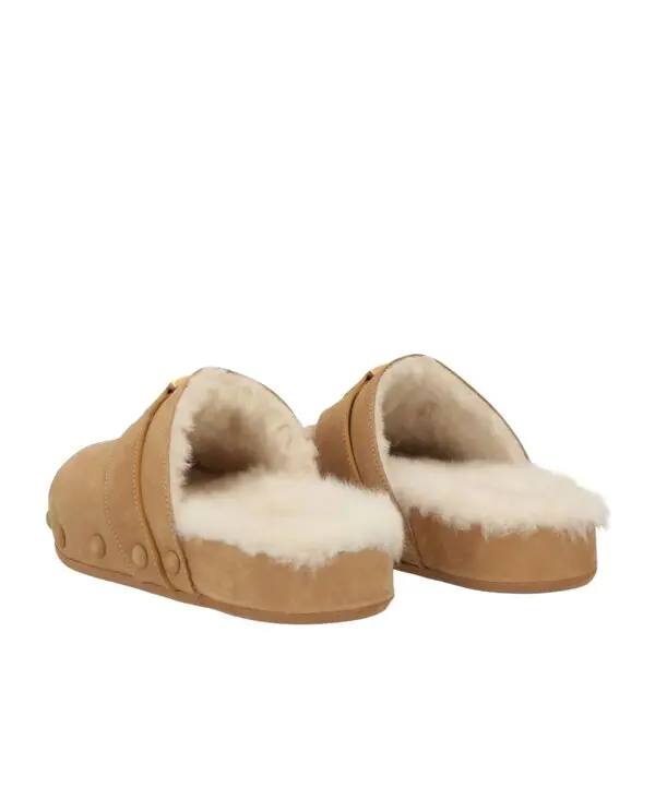 Chloé Gold Decorated Mules