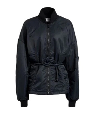 Sportmax Simple Solid Color Flight Jacket