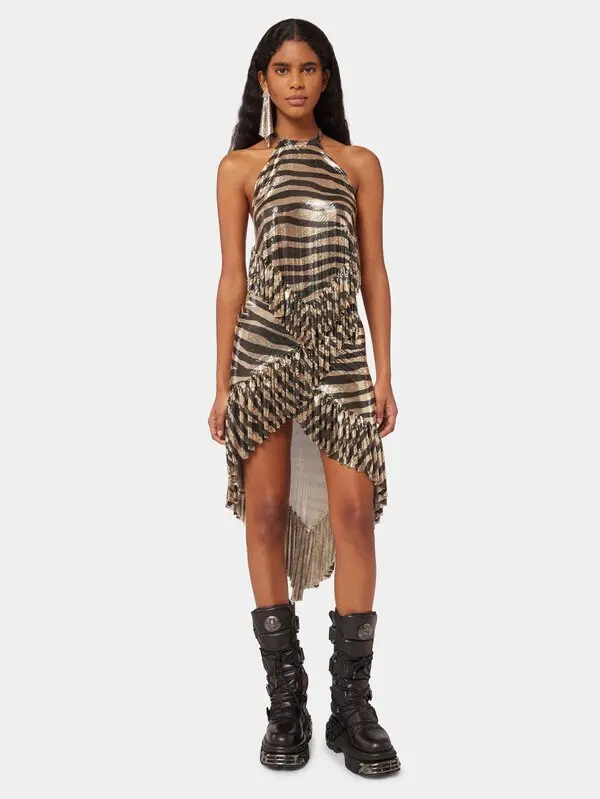Rabanne Tiger Printed Sleeveless Top