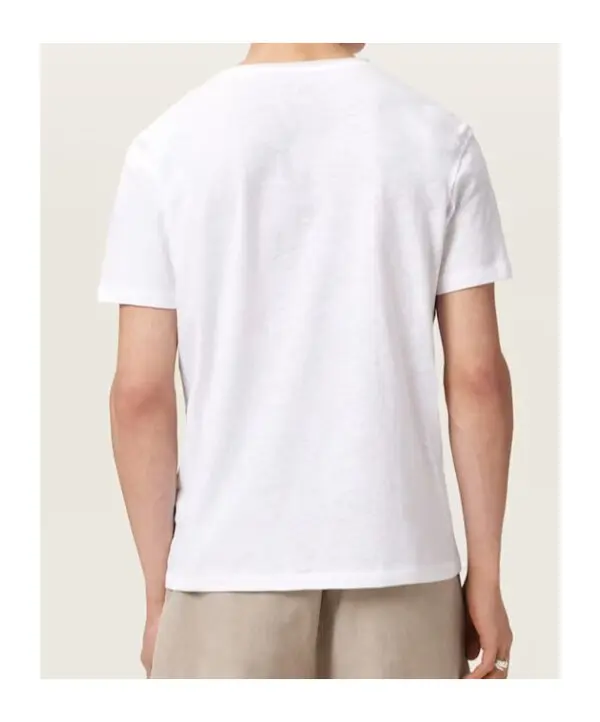 ALLSAINTS Flax Short Sleeve Ramskull T-shirt - Optical White