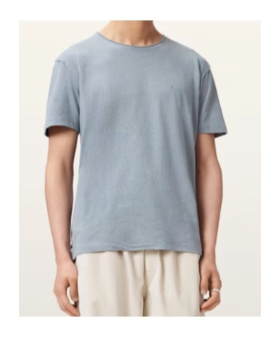 ALLSAINTS Flax Short Sleeve Ramskull T-shirt - Maya Blue