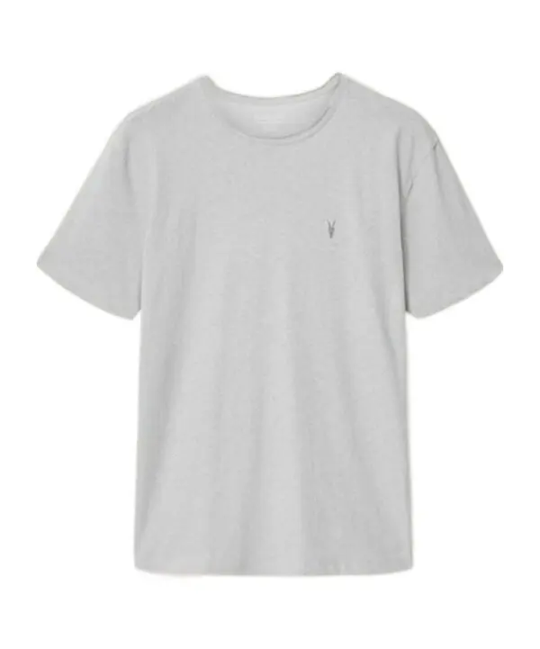 ALLSAINTS Flax Short Sleeve Ramskull T-shirt - Pebble Grey
