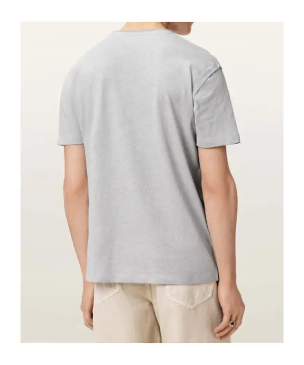 ALLSAINTS Flax Short Sleeve Ramskull T-shirt - Pebble Grey