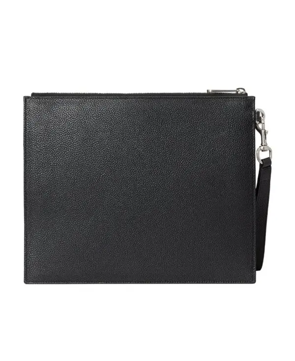Gucci Logo Patch Clutch Bag