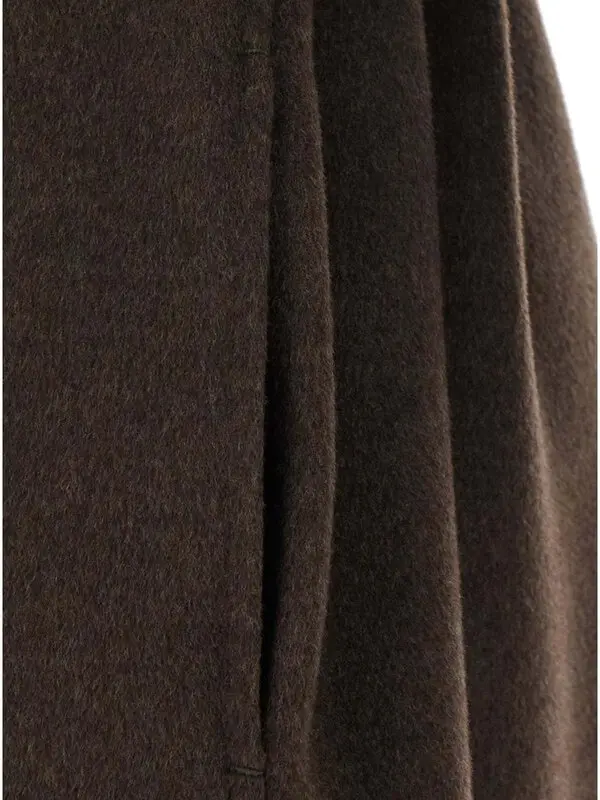 Max Mara Collared Long-sleeved Overcoat