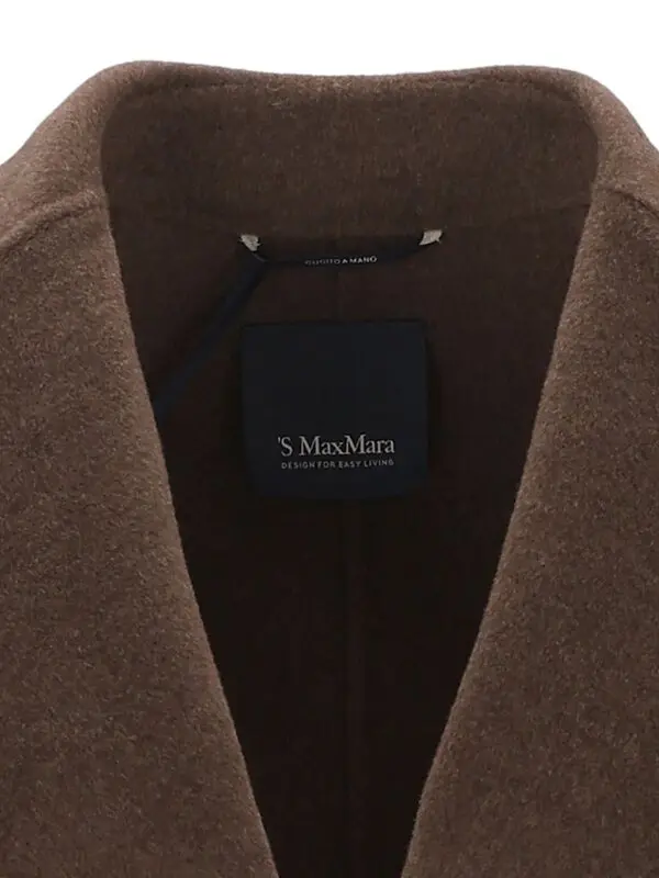 Max Mara Collared Long-sleeved Overcoat