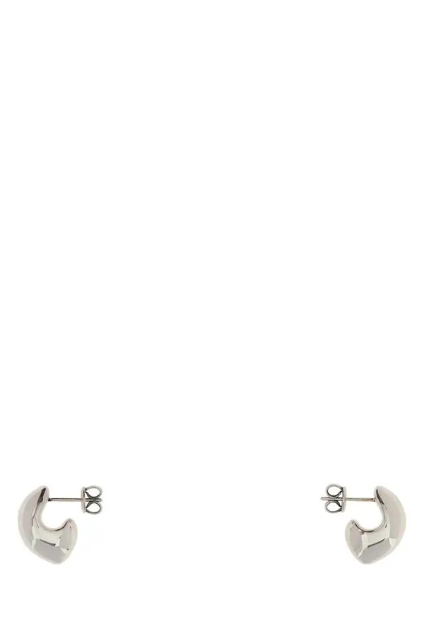 Bottega Veneta Metal Earrings - Silver