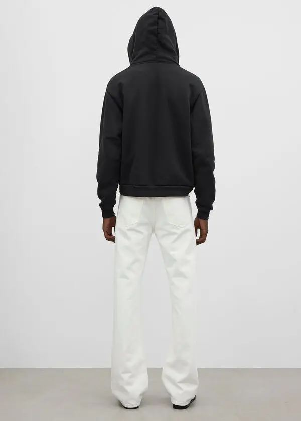 TOTEME Zip Hoodie - Washed Black