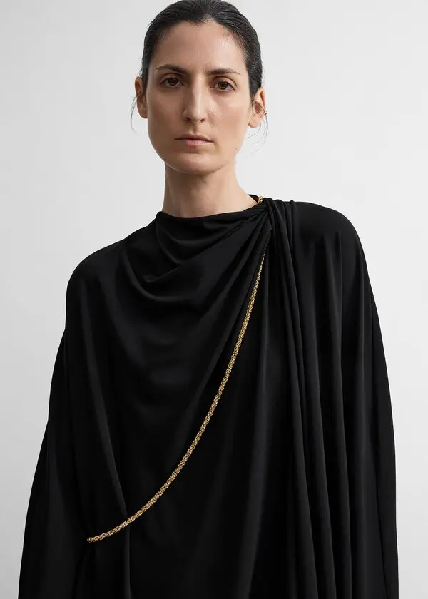 TOTEME Asymmetric Scarf Dress