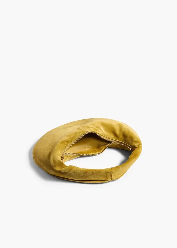 Khaite Mini Olivia Hobo In Suede
