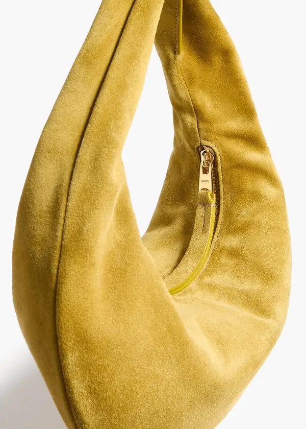 Khaite Mini Olivia Hobo In Suede
