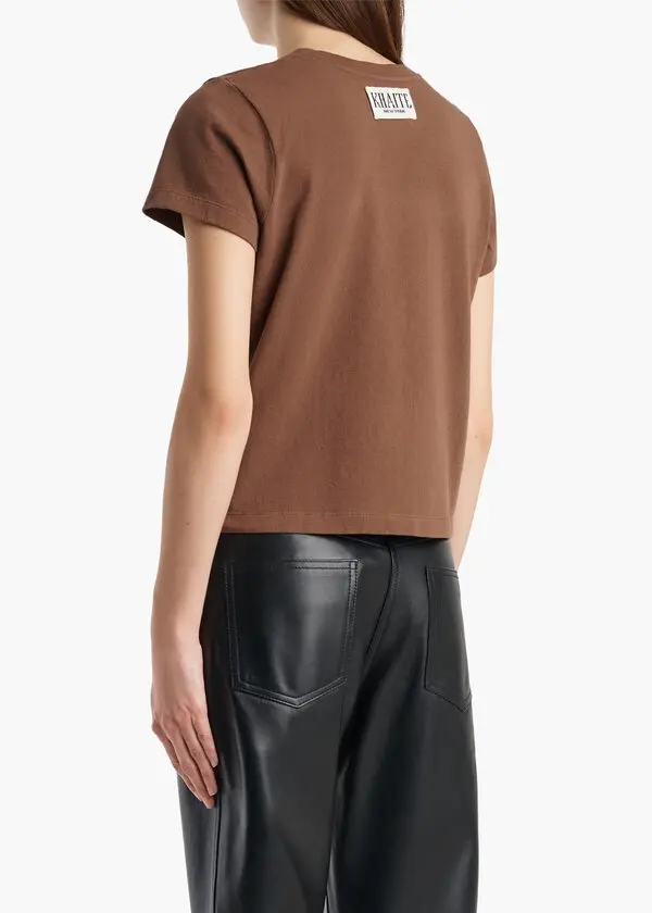 Khaite Emmylou T-shirt - Chestnut