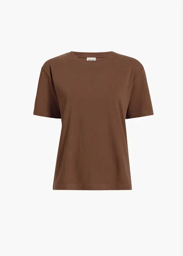 Khaite Mae T-shirt - Chestnut