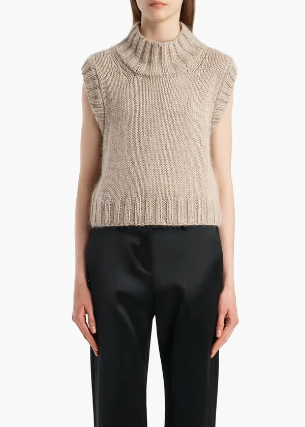 Khaite Fawn Top - Sepia Multi