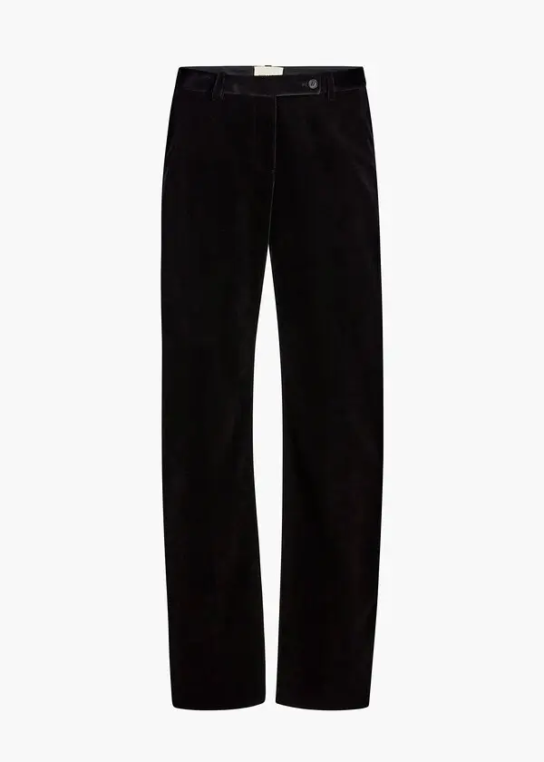 Khaite Hunter Pant In Velvet