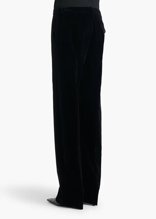 Khaite Hunter Pant In Velvet
