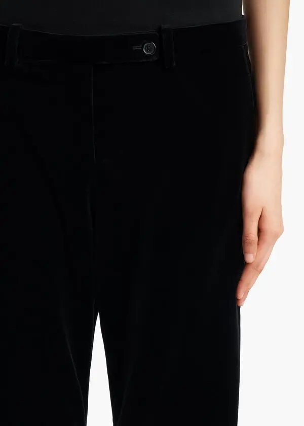 Khaite Hunter Pant In Velvet
