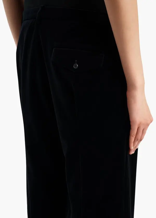Khaite Hunter Pant In Velvet