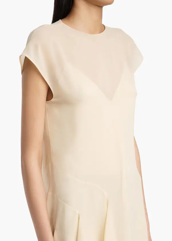 Khaite Scarla Dress In Silk