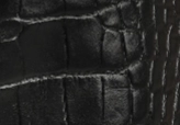 Khaite Loxley Skirt In Croc-embossed Leather
