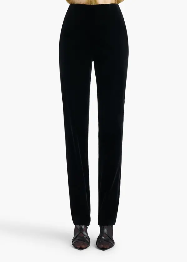 Khaite Ryden Pant In Velvet