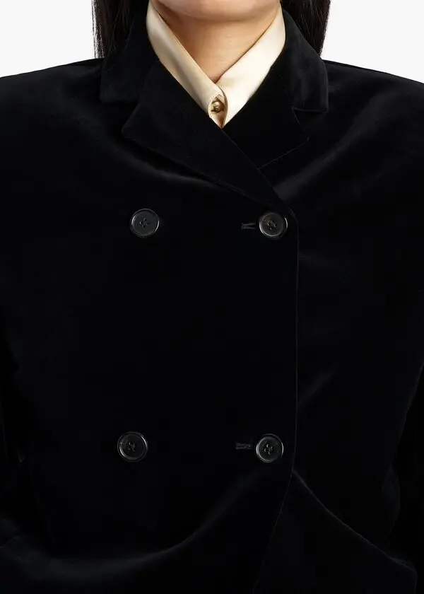 Khaite Rolo Jacket In Velvet