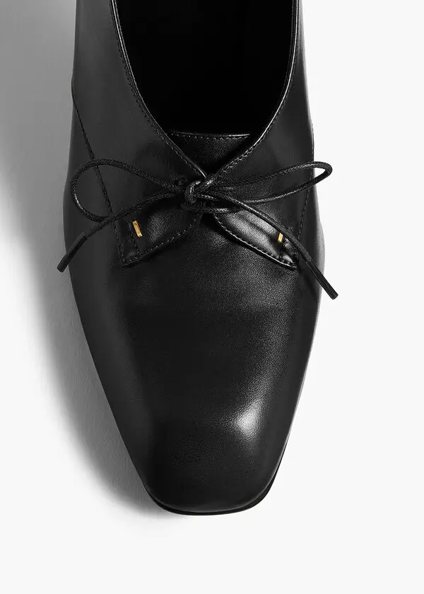 Khaite Colt Pump In Glazed Leather