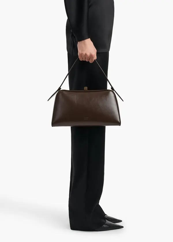 Khaite Cate Bag In Crackle Patent Leather