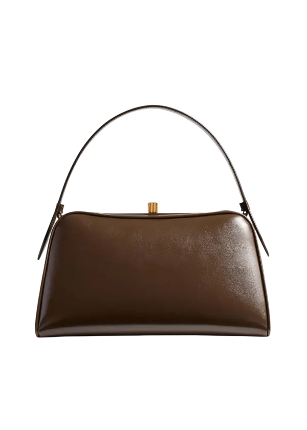 Khaite Cate Bag In Crackle Patent Leather
