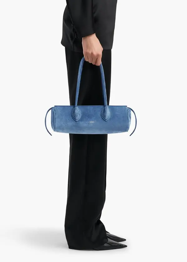 Khaite Donna Shoulder Bag In Suede