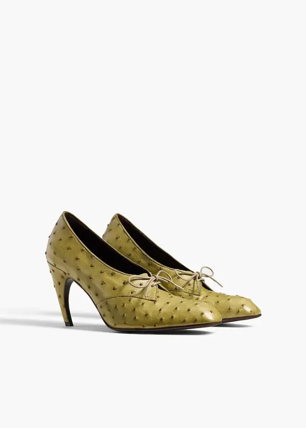 Khaite Colt Pump In Ostrich