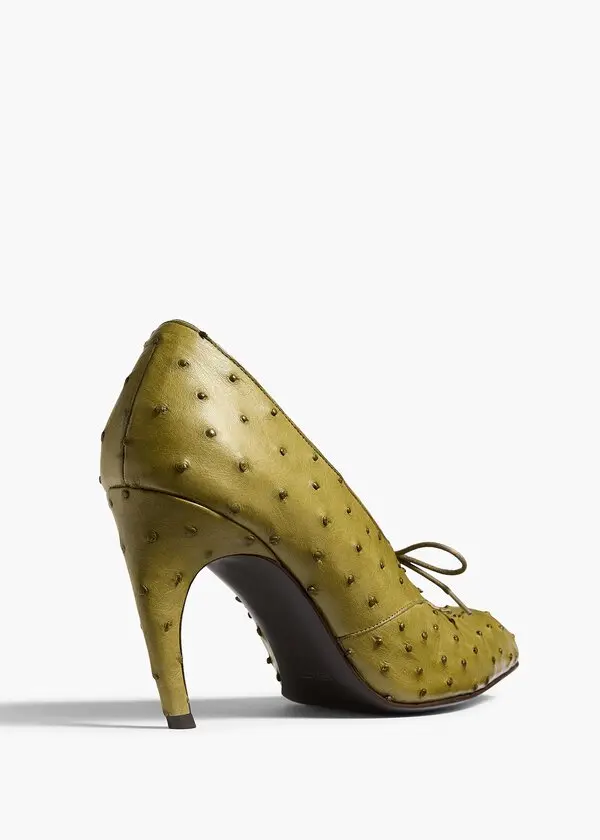 Khaite Colt Pump In Ostrich