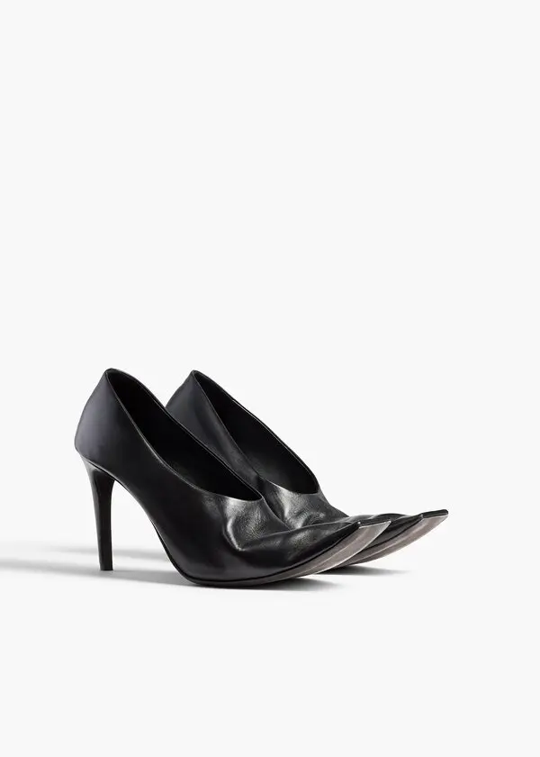 Khaite Marlene Pump In Glazed Leather