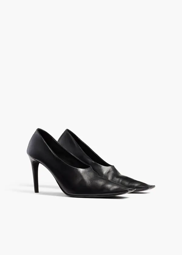Khaite Marlene Pump In Glazed Leather