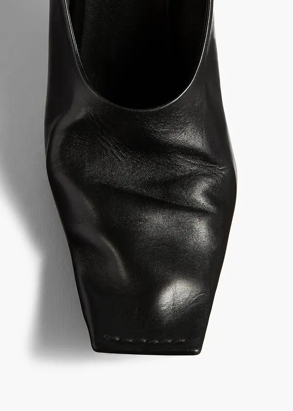 Khaite Marlene Pump In Glazed Leather