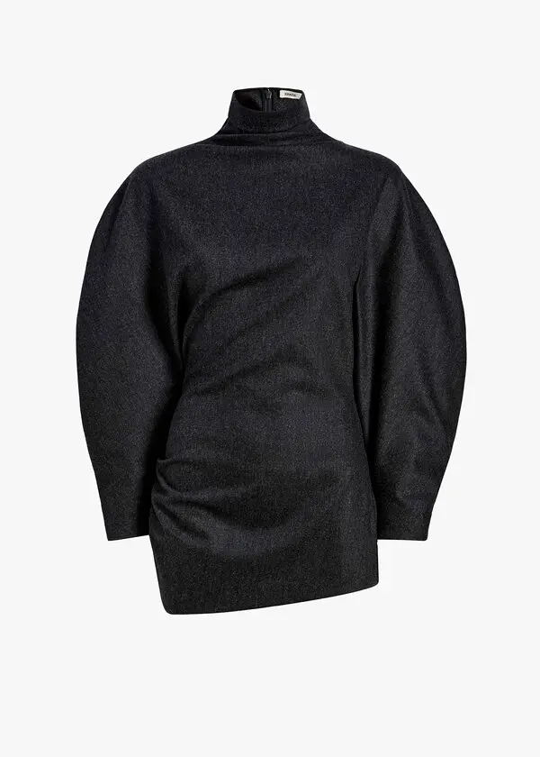 Khaite Harlow Top - Charcoal