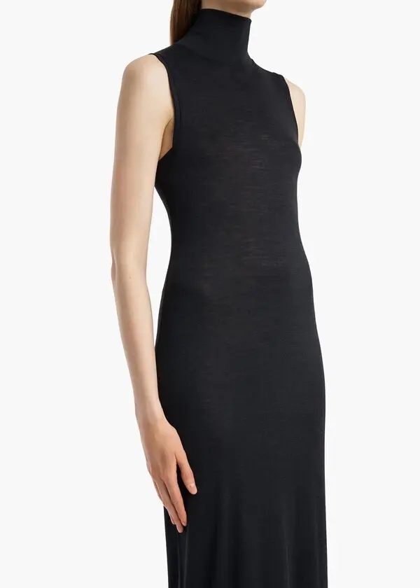 Khaite Demi Dress In Wool Silk