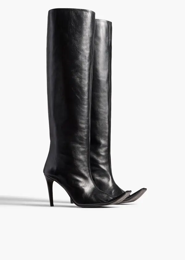 Khaite Marlene Knee-high Boot In Leather