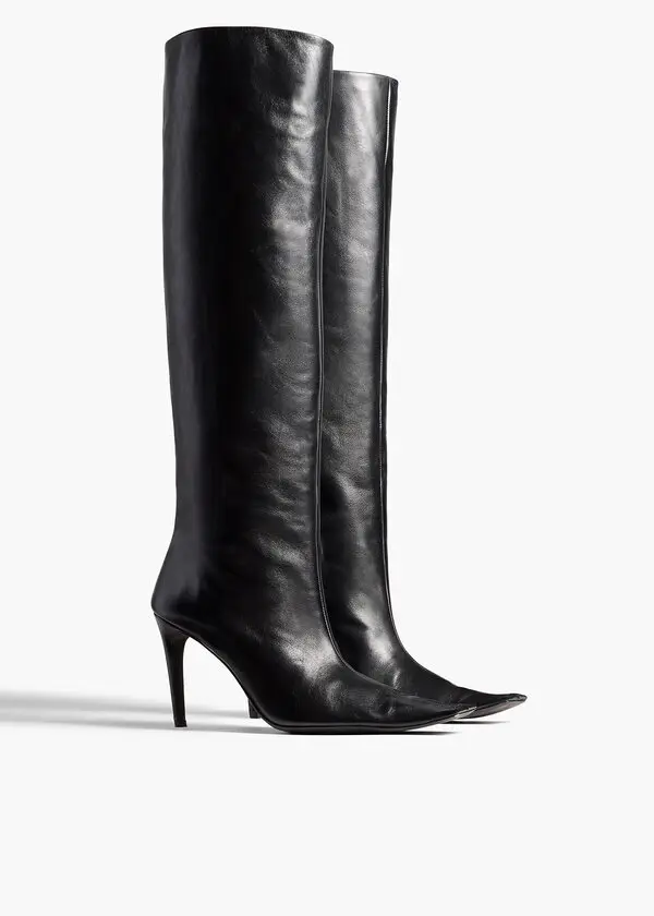 Khaite Marlene Knee-high Boot In Leather