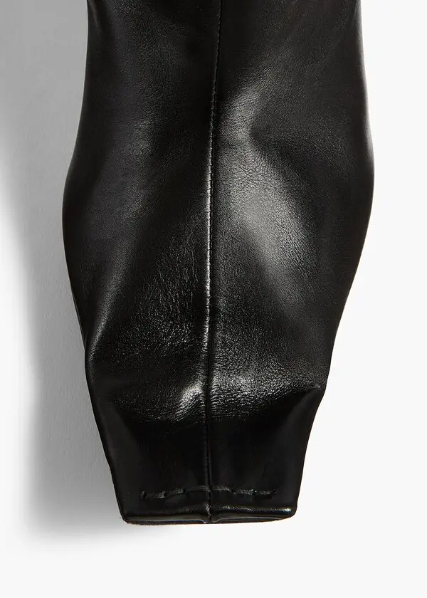 Khaite Marlene Knee-high Boot In Leather
