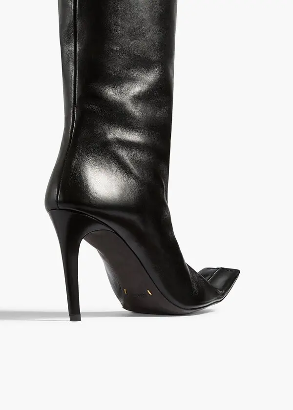 Khaite Marlene Knee-high Boot In Leather