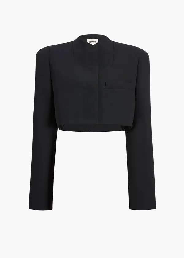 Khaite Samo Jacket In Crepe