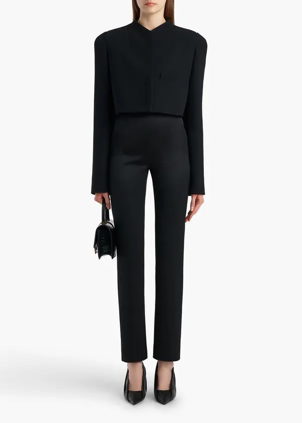 Khaite Samo Jacket In Crepe