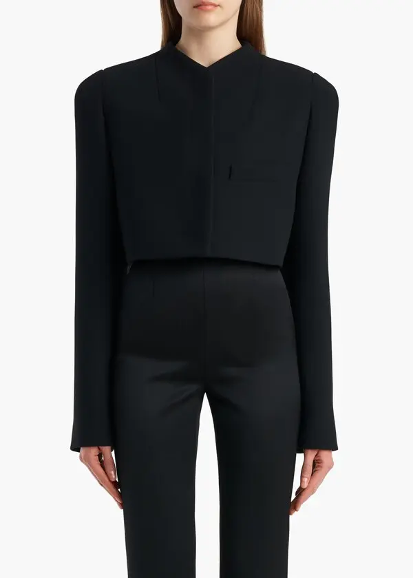 Khaite Samo Jacket In Crepe