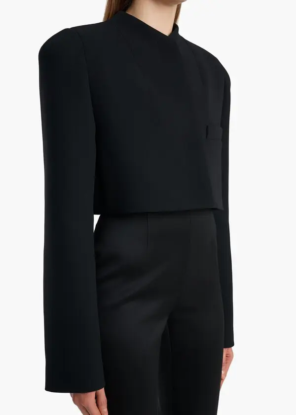 Khaite Samo Jacket In Crepe