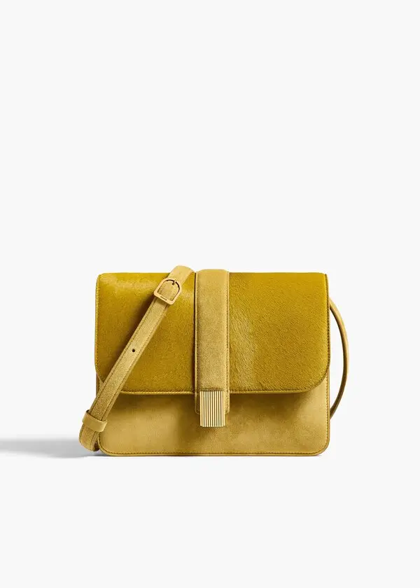 Khaite Blake Crossbody Bag - Golden Olive