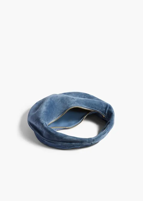 Khaite Mini Olivia Hobo In Suede