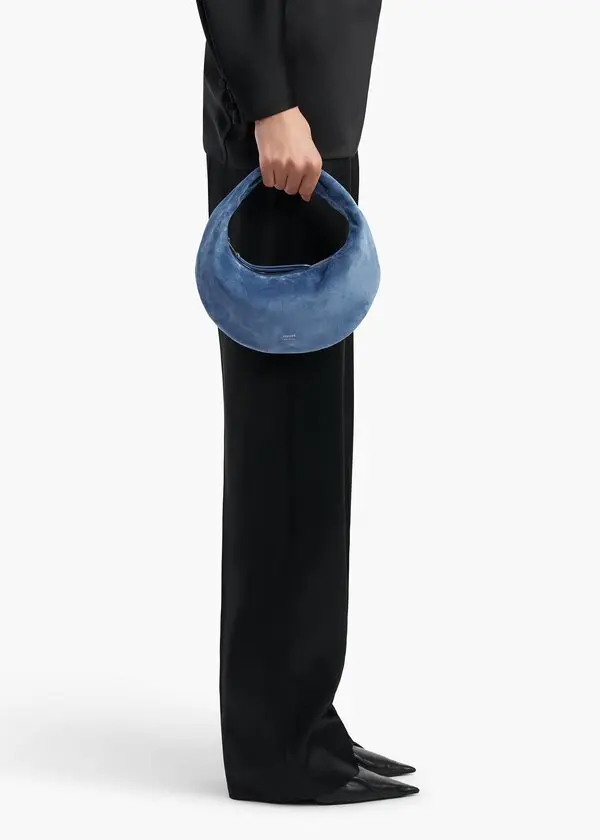 Khaite Mini Olivia Hobo In Suede